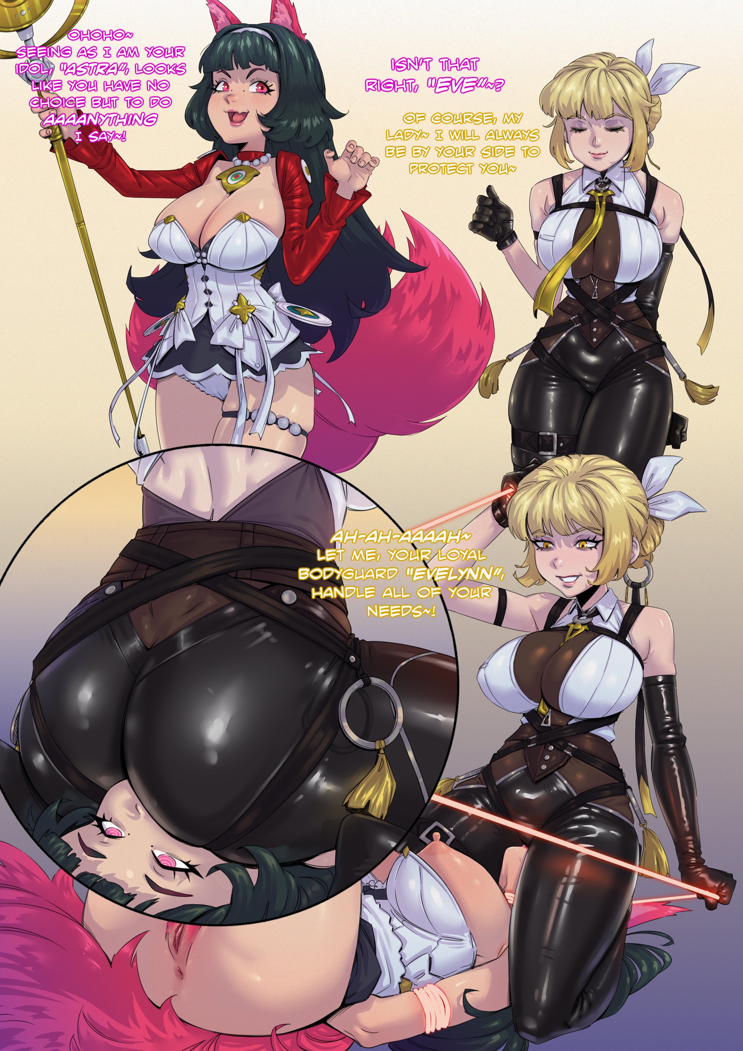 Hypnohub Astra Yao Black Hair Cosplay Dialogue Evelyn Chevalier