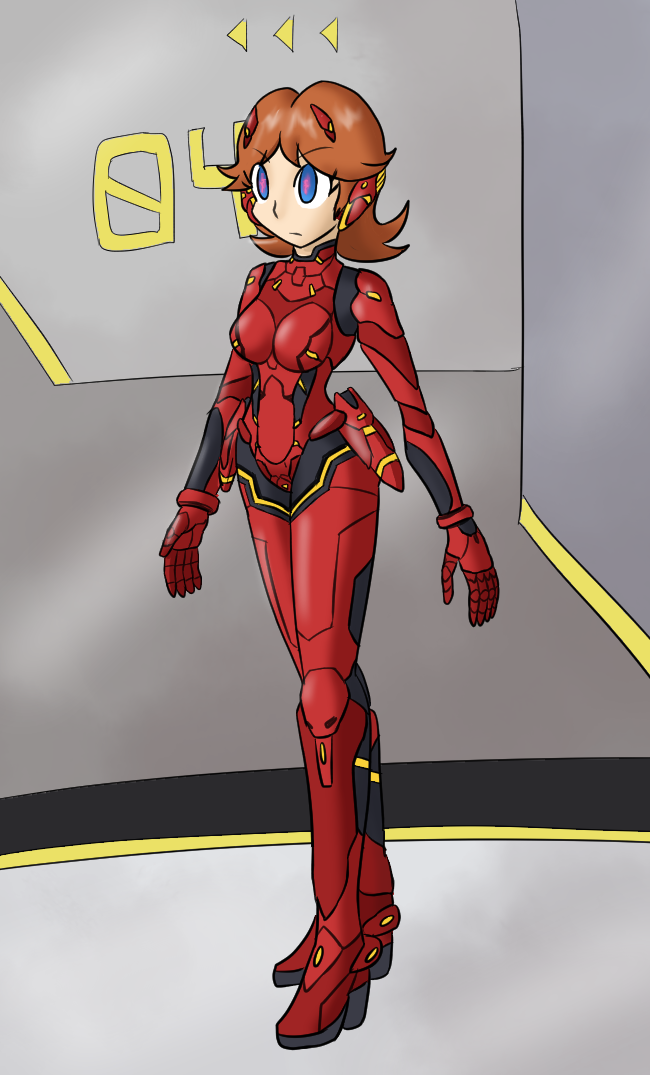 HypnoHub - blue eyes brown hair earpiece expressionless female only fembot femsub mythkaz ...