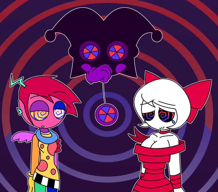 HypnoHub - bare shoulders bow choker cleavage collar collarbone ...