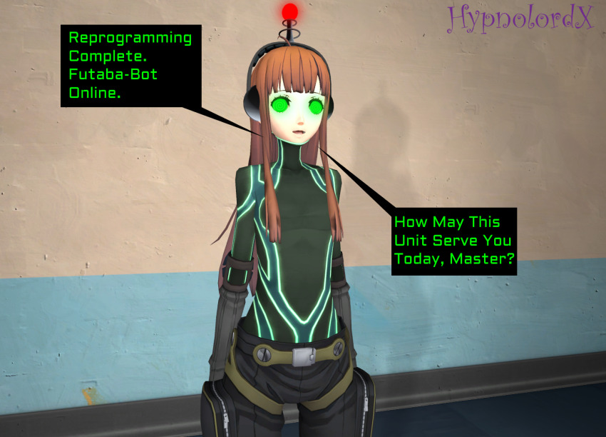 HypnoHub - 3d antenna dialogue expressionless female only fembot femsub ...