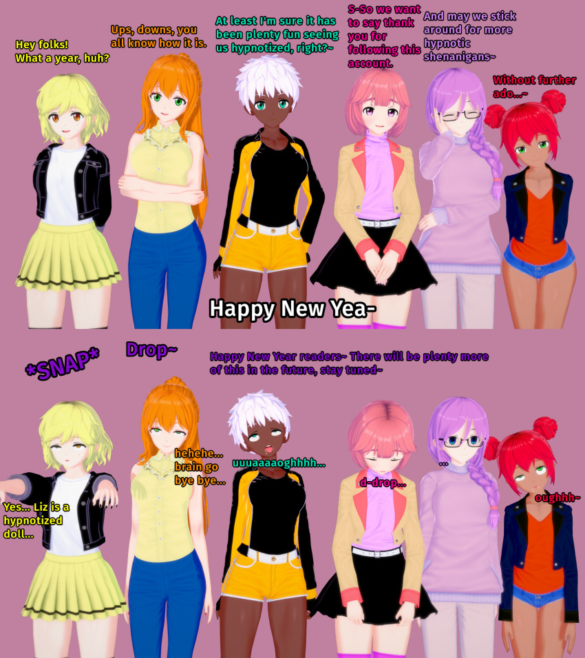 HypnoHub - 3d amber (liz b) blonde hair blue eyes braid brain drain ...