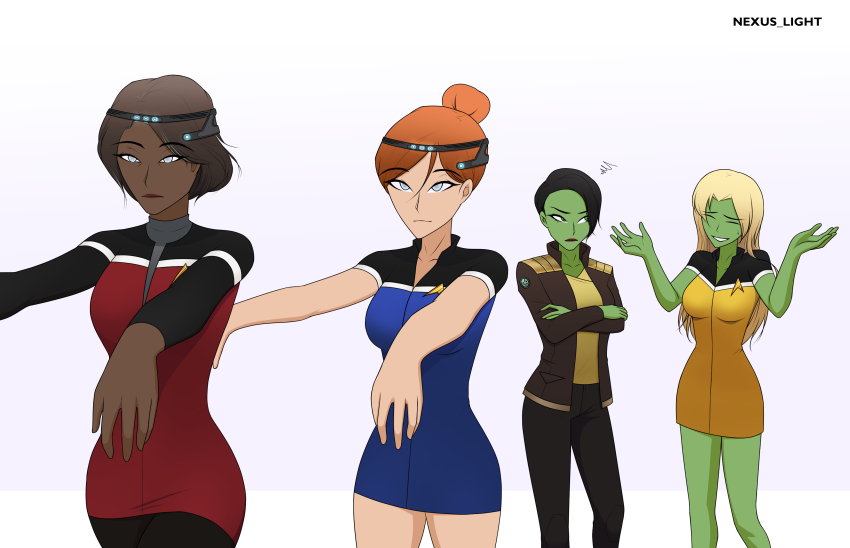 HypnoHub - alien aurora (jabberwocky) blonde hair brown hair empty eyes ...